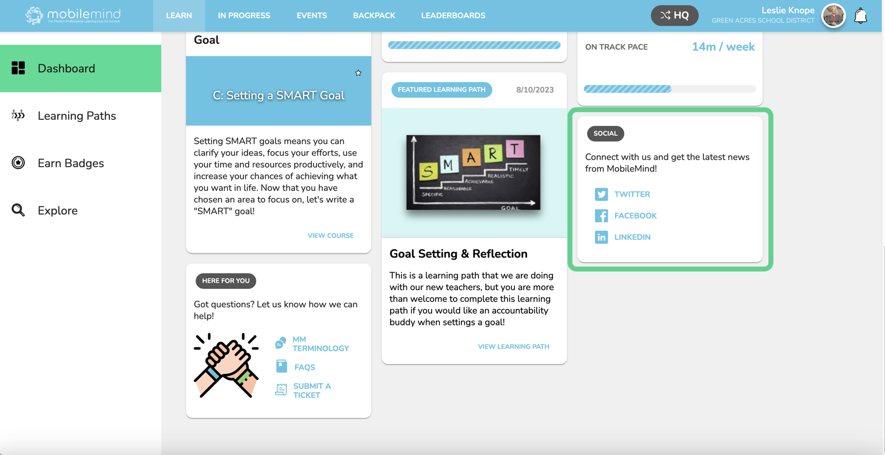 What will I see on my MobileMind Dashboard?
