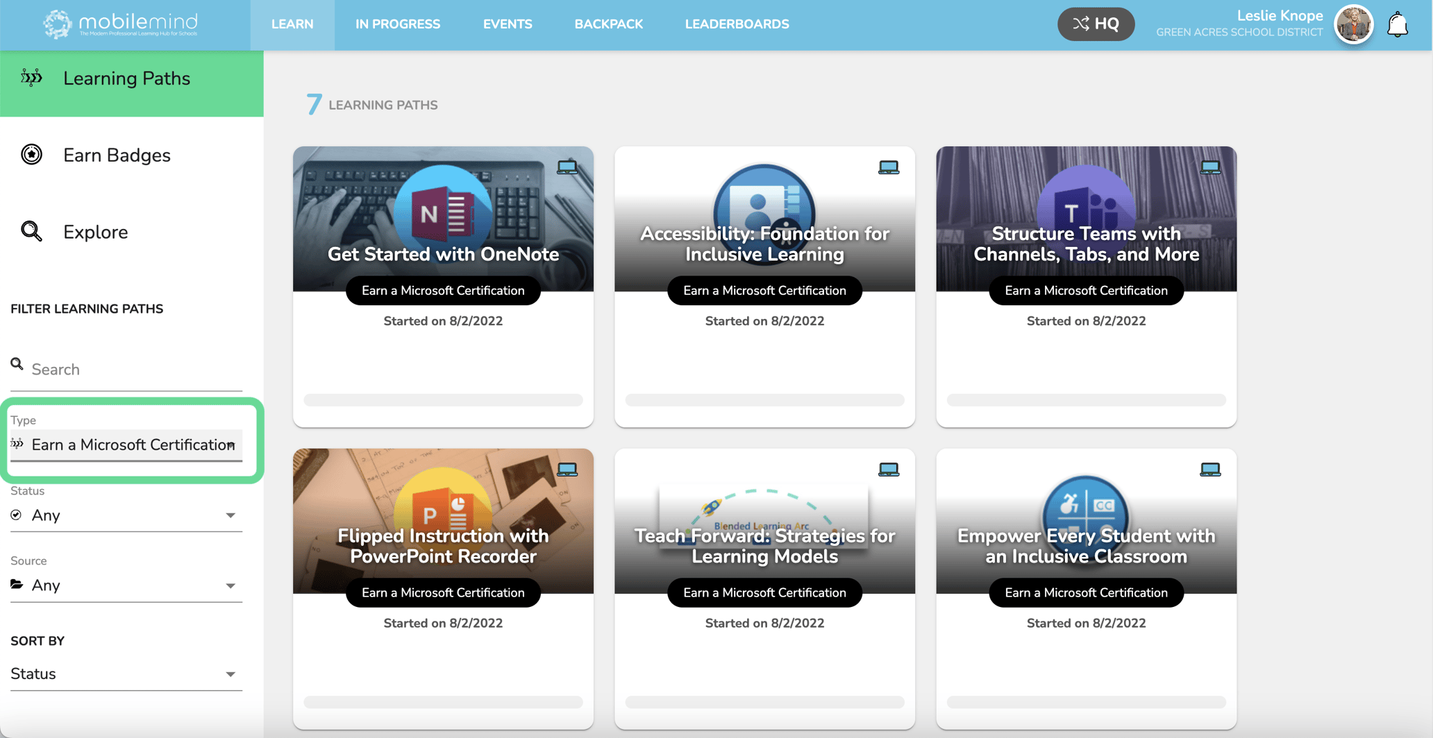 How can I get my Microsoft Educator Badge?